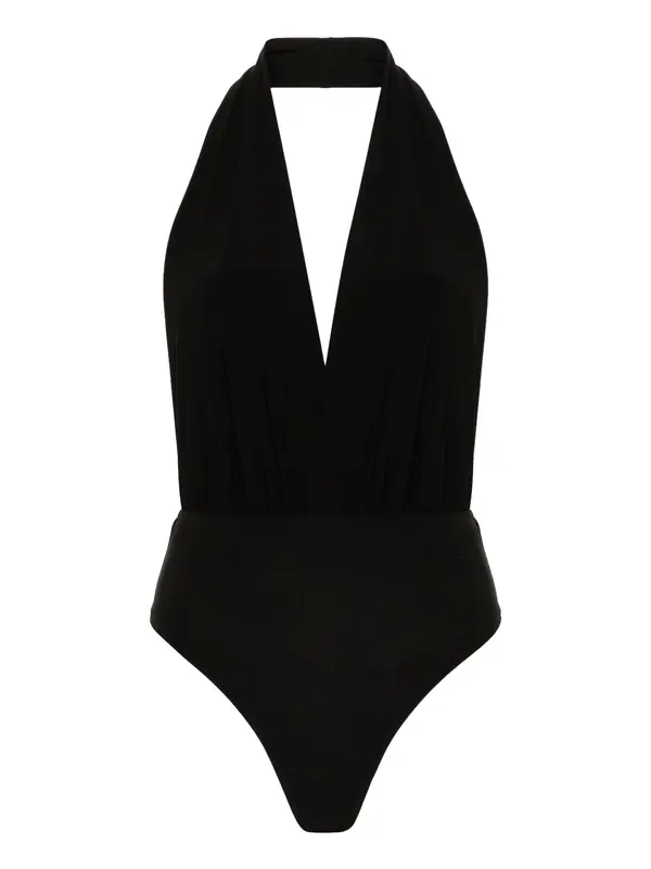 Alchemy Fashions X Lia Aram Open-back Bodysuit - Black