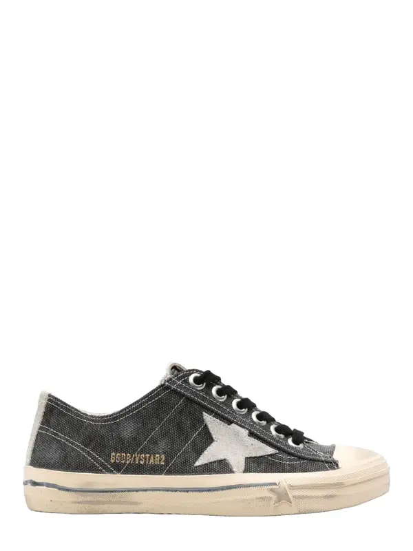 GOLDEN GOOSE V-star Canvas Sneakers - Grey