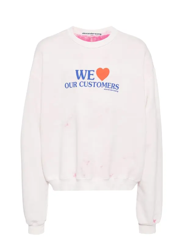 Alexander Wang Cotton Sweatshirt - Pink