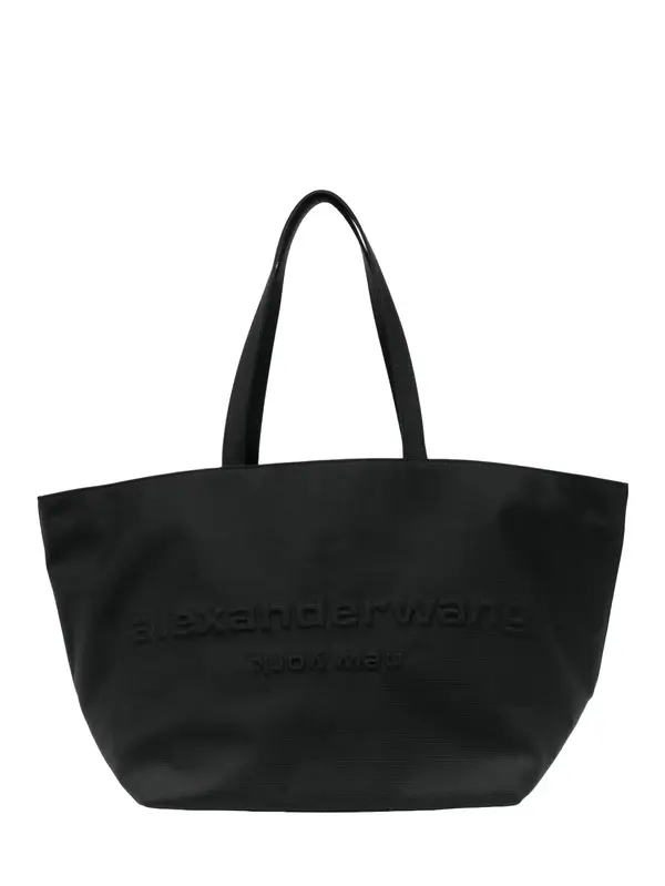 Alexander Wang Logo-embossed Tote Bag - Black