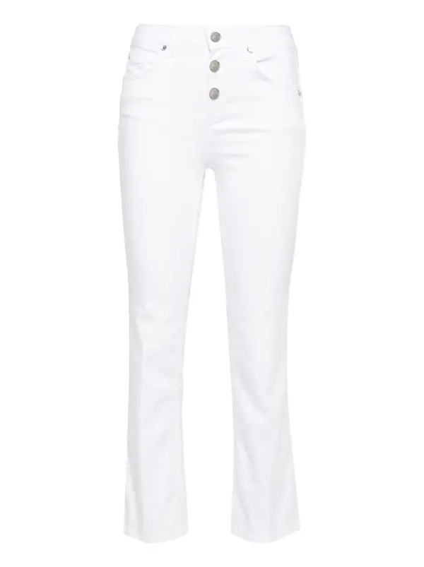Liu Jo High-waisted Bootcut Jeans - White