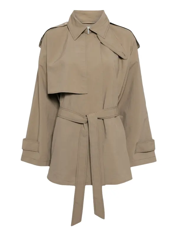 JNBY Belted Trench Coat - Brown