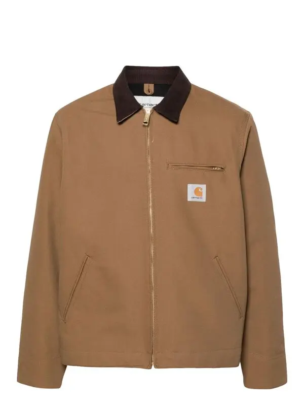 Carhartt Work In Progress Detroit Canvas Jacket - Brown