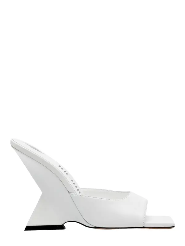Attico 105mm Cheope Sandals - White