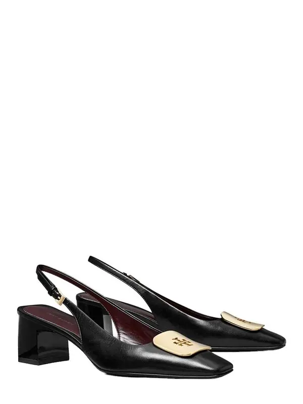 Tory Burch Georgia Slingback Heel - Perfect Black