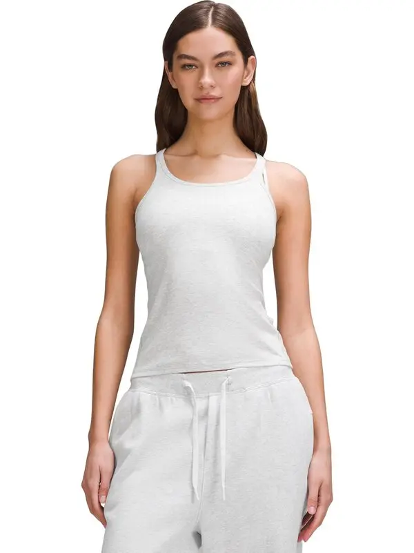 Lululemon Hold Tight Thin Strap Racerback Tank Top - Heathered Core Ultra Light Grey
