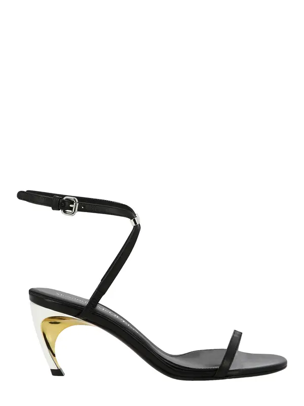 Alexander McQueen Armadillo' Sandals - Black