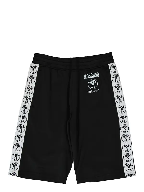 Moschino Contrasting Band Shorts - Black