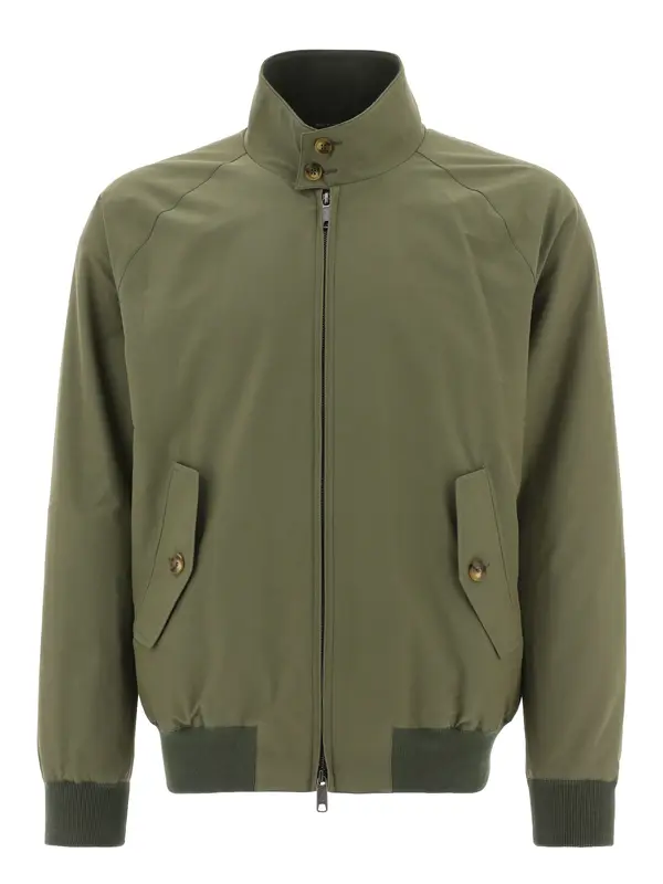 BARACUTA G9 Harrington Bomber Jacket - Green