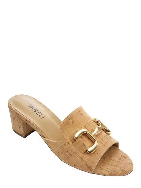 Vaneli Oksana Block Heel Sandal - Natural