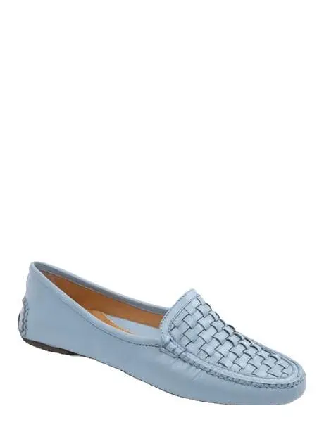 PATRICIA GREEN Kelly Woven Driving Loafer - French Blue