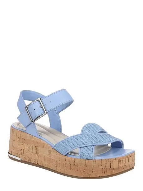 Franco Sarto Tilly Platform Wedge Sandals - Blue