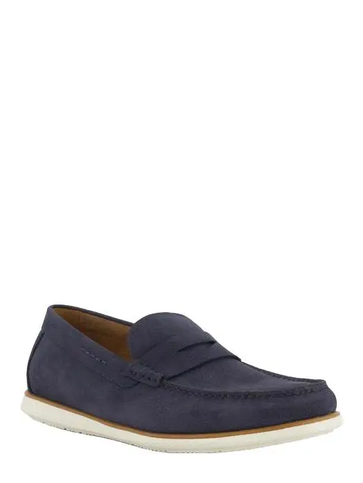 Dune London Berkly Penny Loafer - Navy