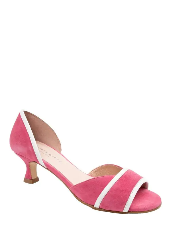 PATRICIA GREEN Parker D'orsay Sandal - Pink/ White