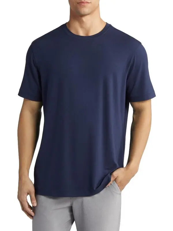 Mizzen+main Knox Solid T-shirt - Navy