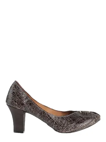 PREVENTI Leather Pumps - Brown