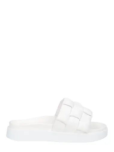 Inuikii Leather Slide Sandals - White