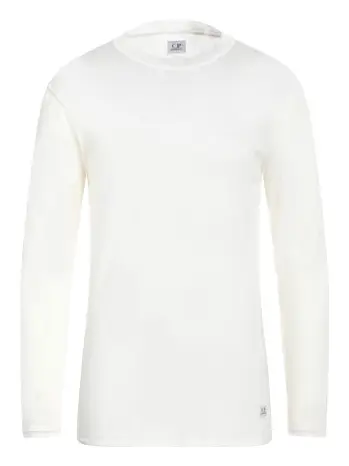 C.P. COMPANY Cotton Knit Sweater - Off White