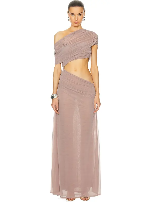 Lpa Mona Maxi Dress - Concrete