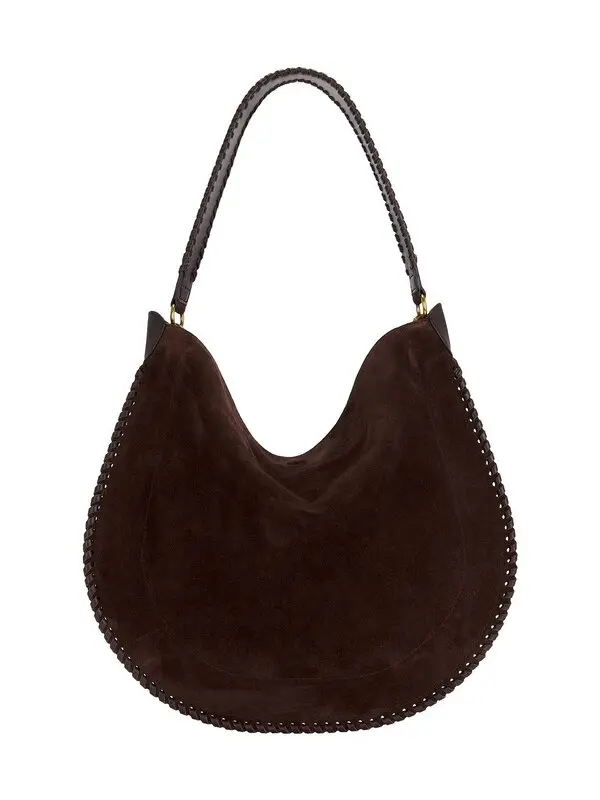 Isabel Marant Oskan Hobo Soft Bag - Coffee
