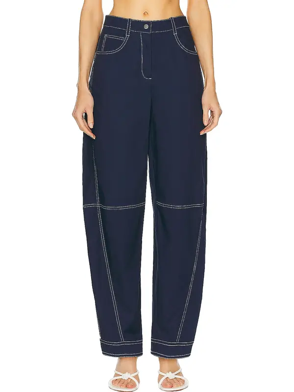 Simkhai Kairi Curved Leg Jeans - Midnight