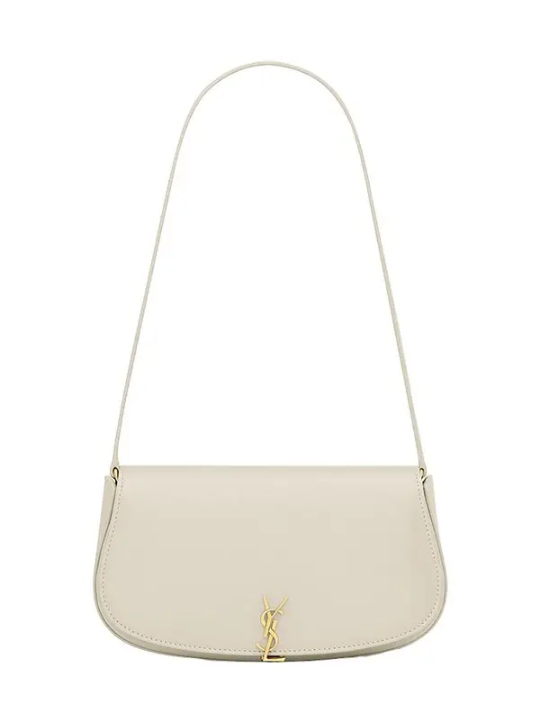 Saint Laurent Voltaire Shoulder Bag - Crema Soft Leather/gold