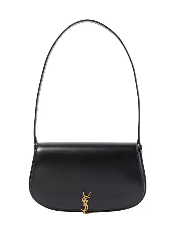 Saint Laurent Voltaire Mini Leather Shoulder Bag - Black