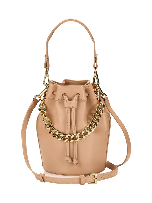 Gigi New York Brooklyn Bucket Bag - Gold