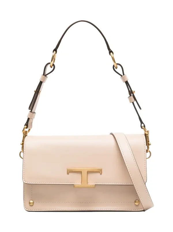 TOD'S T Timeless Shoulder Bag - Neutrals