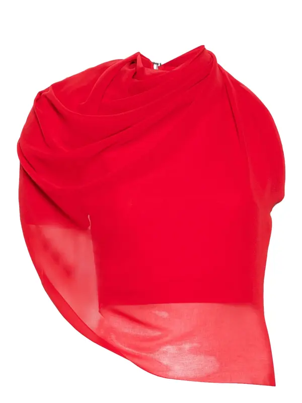 Jacquemus Pablo Asymmetric Top - Red