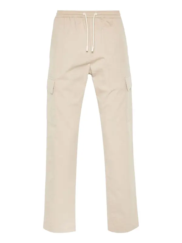 YVES SALOMON Straight-leg Cargo Trousers - Neutrals