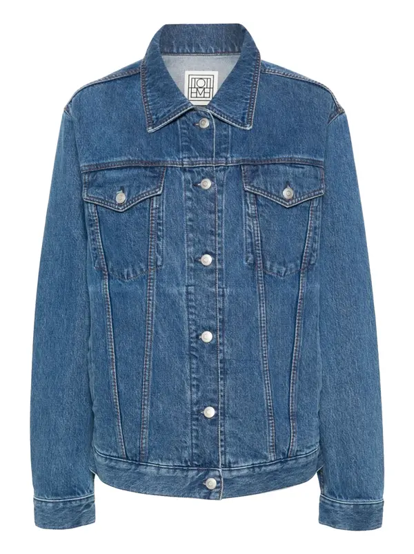 TOTEME Classic Denim Jacket - Blue