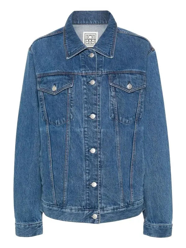TOTEME Classic Denim Jacket - Blue