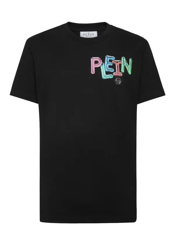 Philipp Plein Logo-print Cotton T-shirt - Black