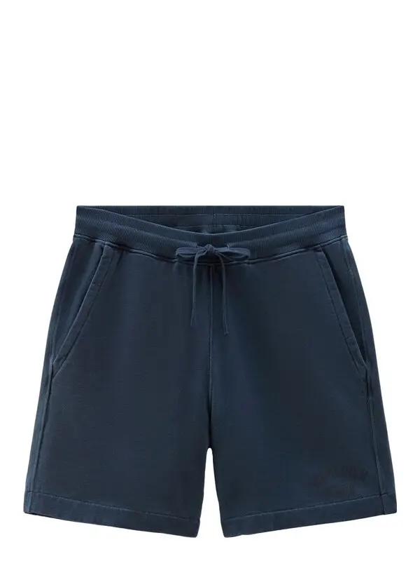 Woolrich Cotton Track Shorts - Blue