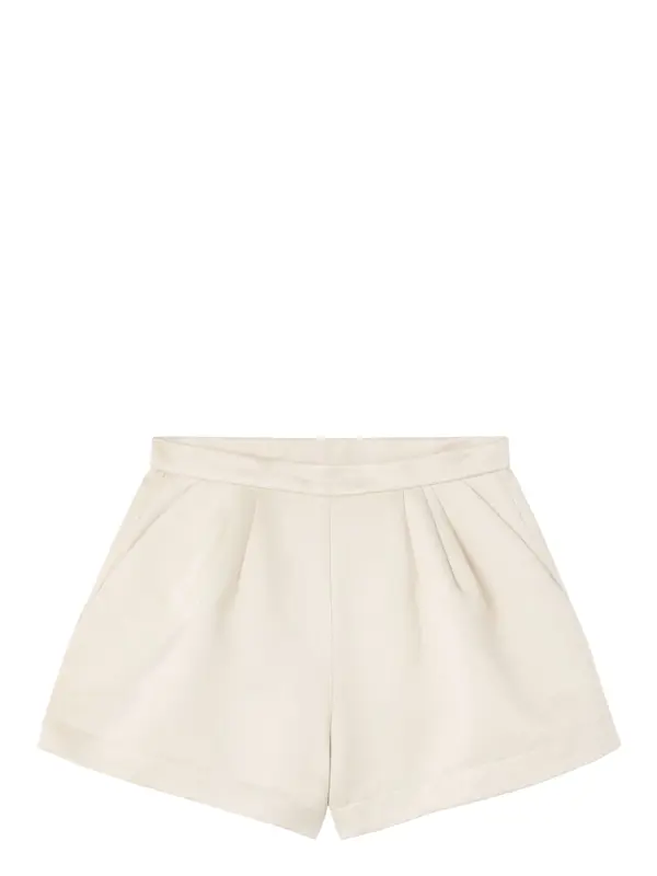 AZ FACTORY Helleborus High-waist Shorts - Neutrals