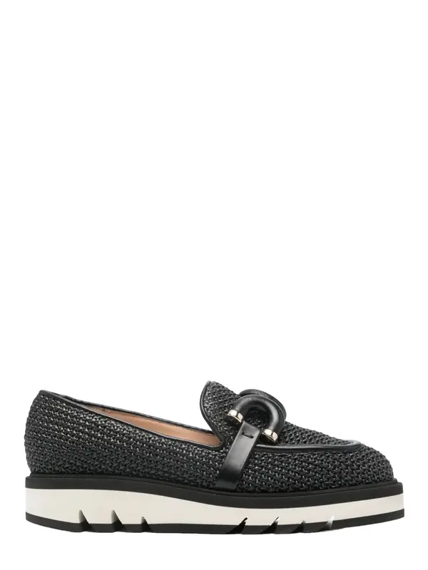 Roberto Festa Ginevra Woven Loafers - Black