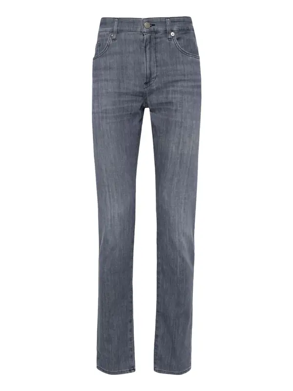 BOSS Mid-rise Slim-fit Jeans - Grey