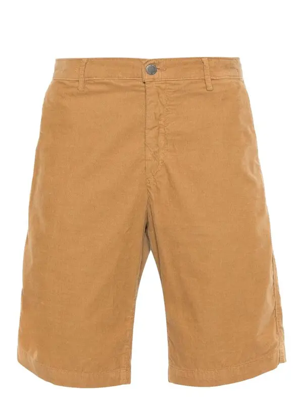 Massimo Alba Vela Corduroy Bermuda Shorts - Neutrals