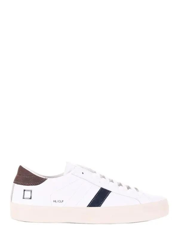 D.a.t.e. Leather Sneakers - Bianco/marrone