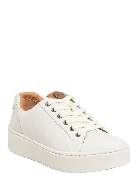 BØRN Mira Platform Sneakers - White Leather