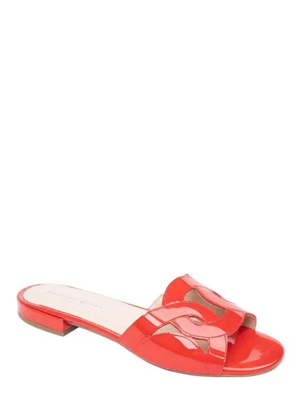 PATRICIA GREEN Boca Sandal - Red Patent
