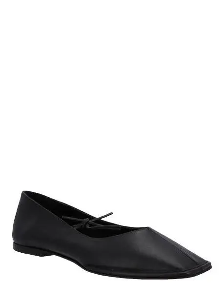 ALOHAS Sway Square-toe Ballet Flat - Black