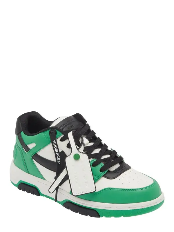 Off-White Out Of Office Low Top Sneakers - Green Black