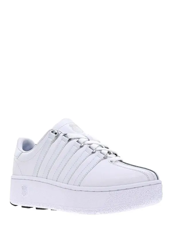 K-Swiss Classic Vn Platform Sneakers - White/white