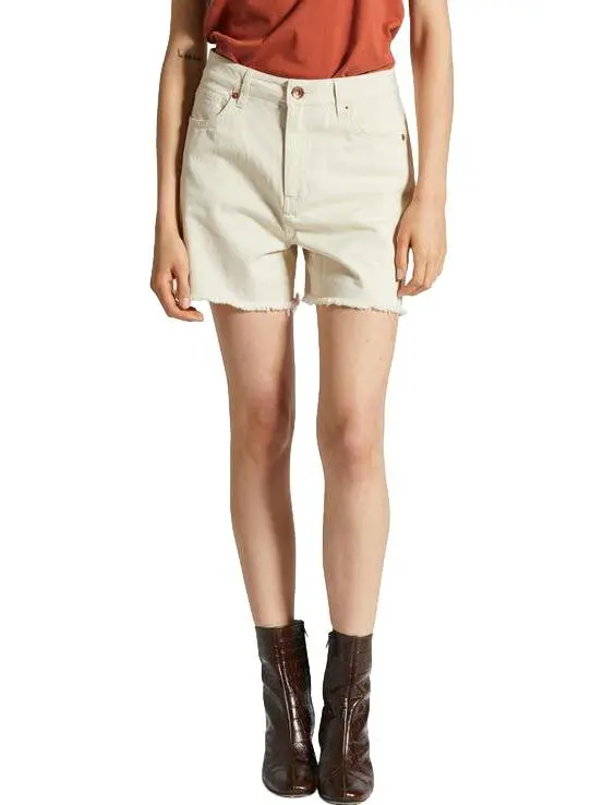 Brixton Lomas Cotton Shorts - Natural