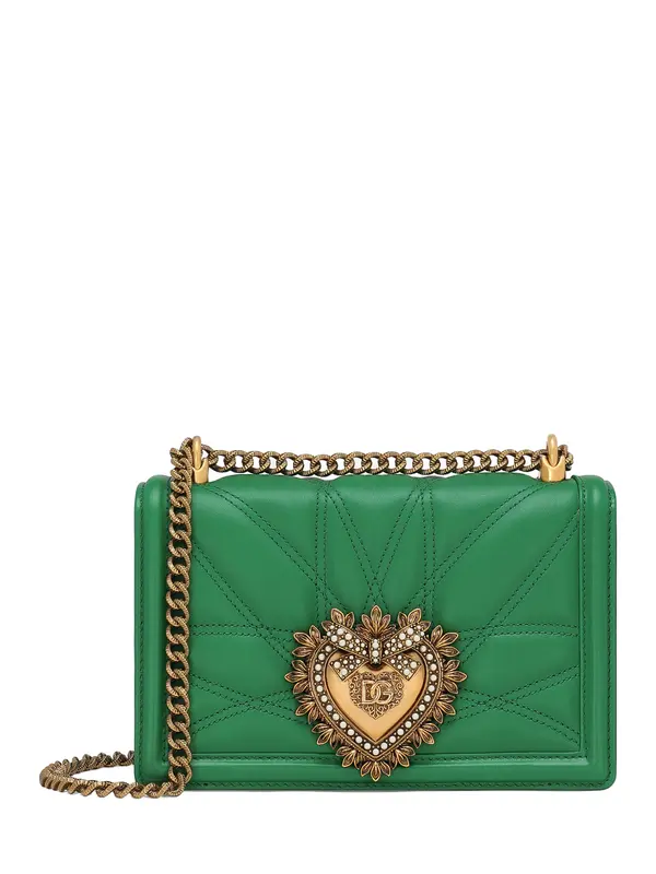 Dolce & Gabbana Medium Devotion Shoulder Bag - Green