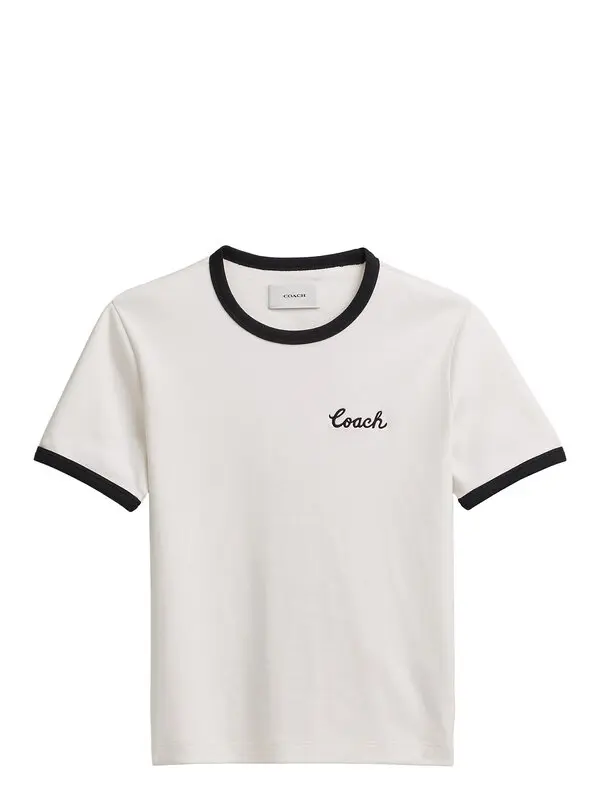 COACH Ringer T-shirt - White