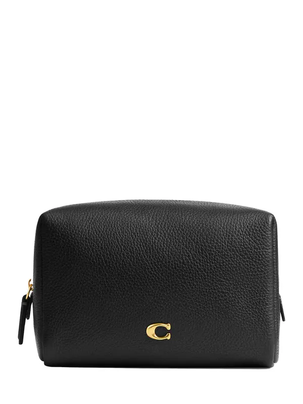 COACH® Essential Cosmetic Pouch - Brass/black
