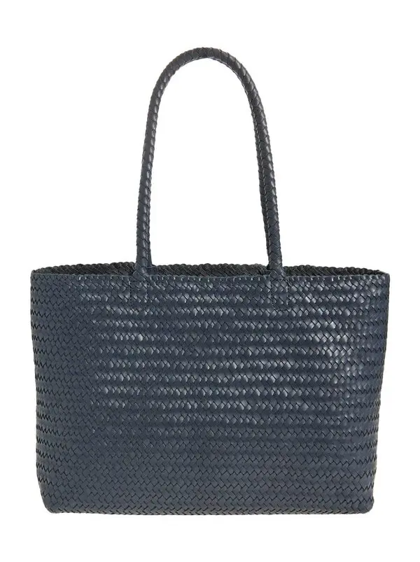 Madewell Handwoven Leather Tote - Nighttime